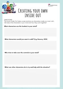 Inside Out 2 Worksheet | AT Parenting Community