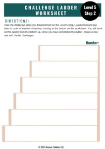 Challenge Ladder Worksheet Step 2.pdf | AT Parenting Community