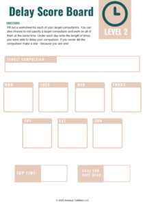 Delay Score Board Worksheet | AT Parenting Community